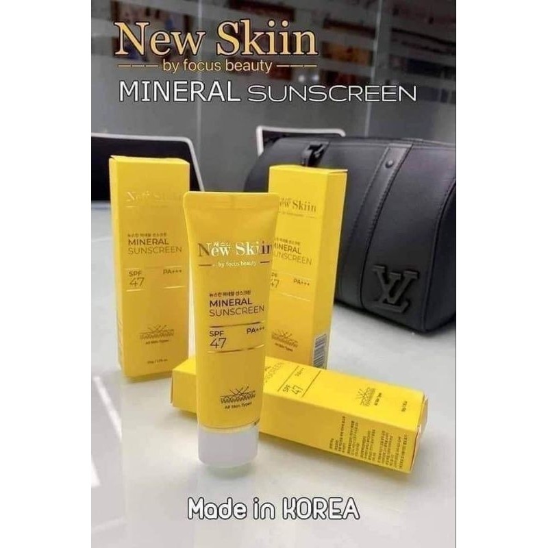 Newskin Mineral Sunscream Spf47PA+++ | Shopee Malaysia