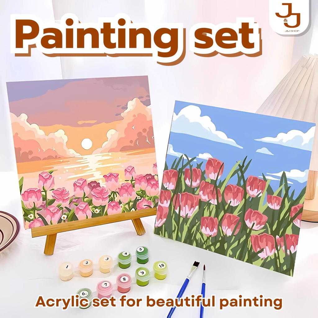 Painting By Numbers Kits Landscape Modern Drawing Coloring By Numbers ...