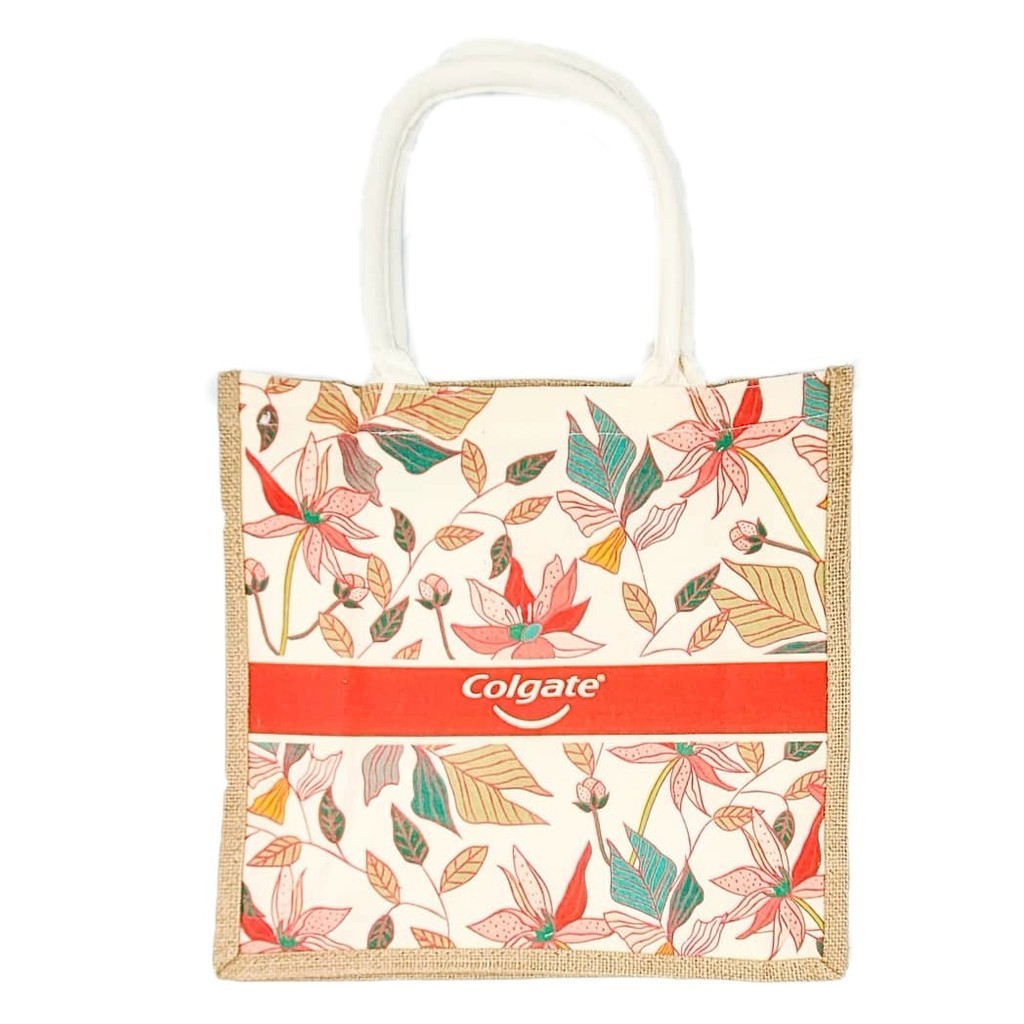 Colgate Canvas Tote Bag Red Colour 1s | Shopee Malaysia