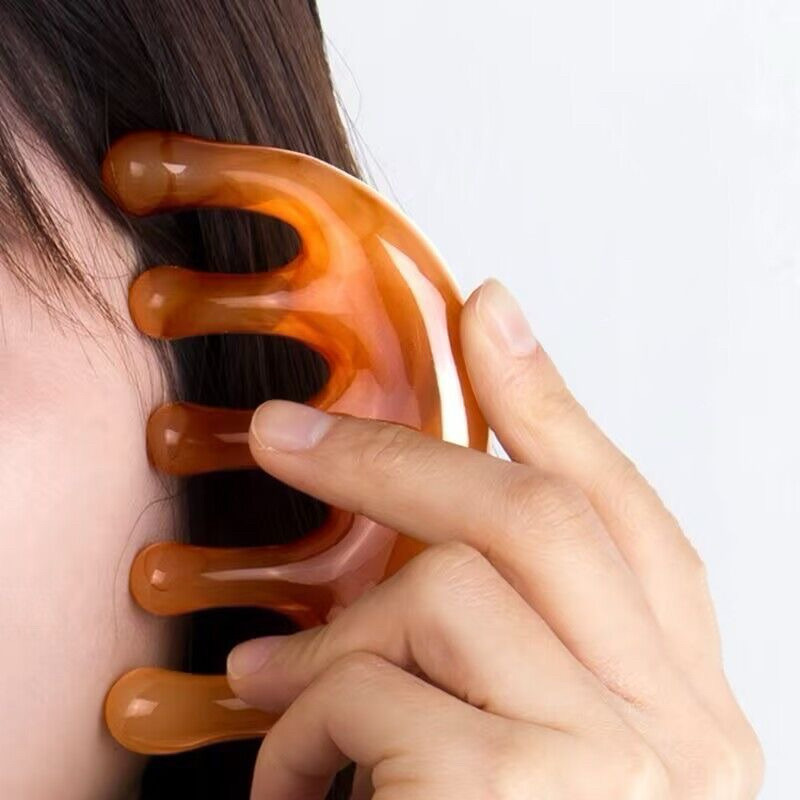 Gua Sha Body Neck Head Massager Scalp Massage Five-claw Head Scraping ...