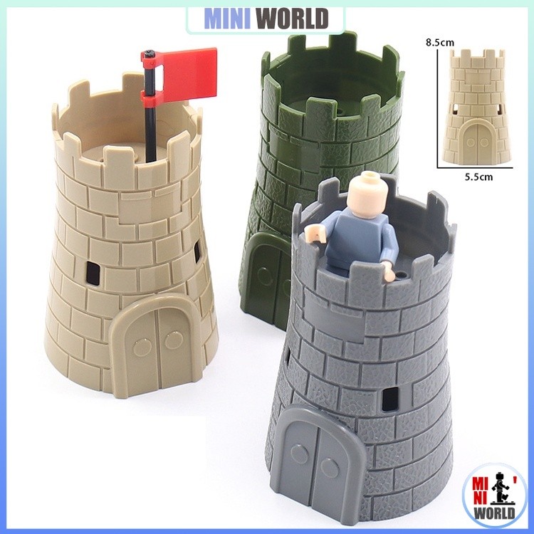 Bunker Landscaping Scene Building Blocks Minifigure Accessories ...