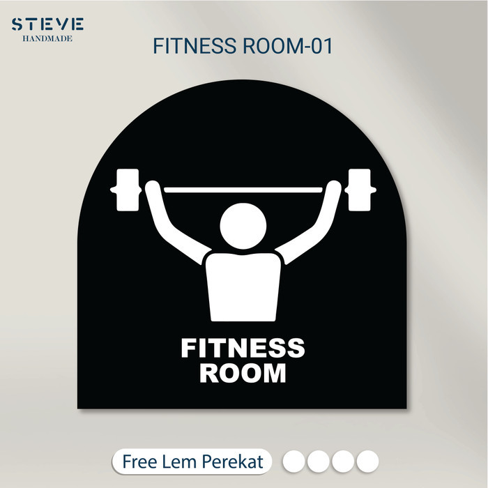 Board Fitness Room Sign| Fittnes Room Sign Board Acrylic Label Sign ...