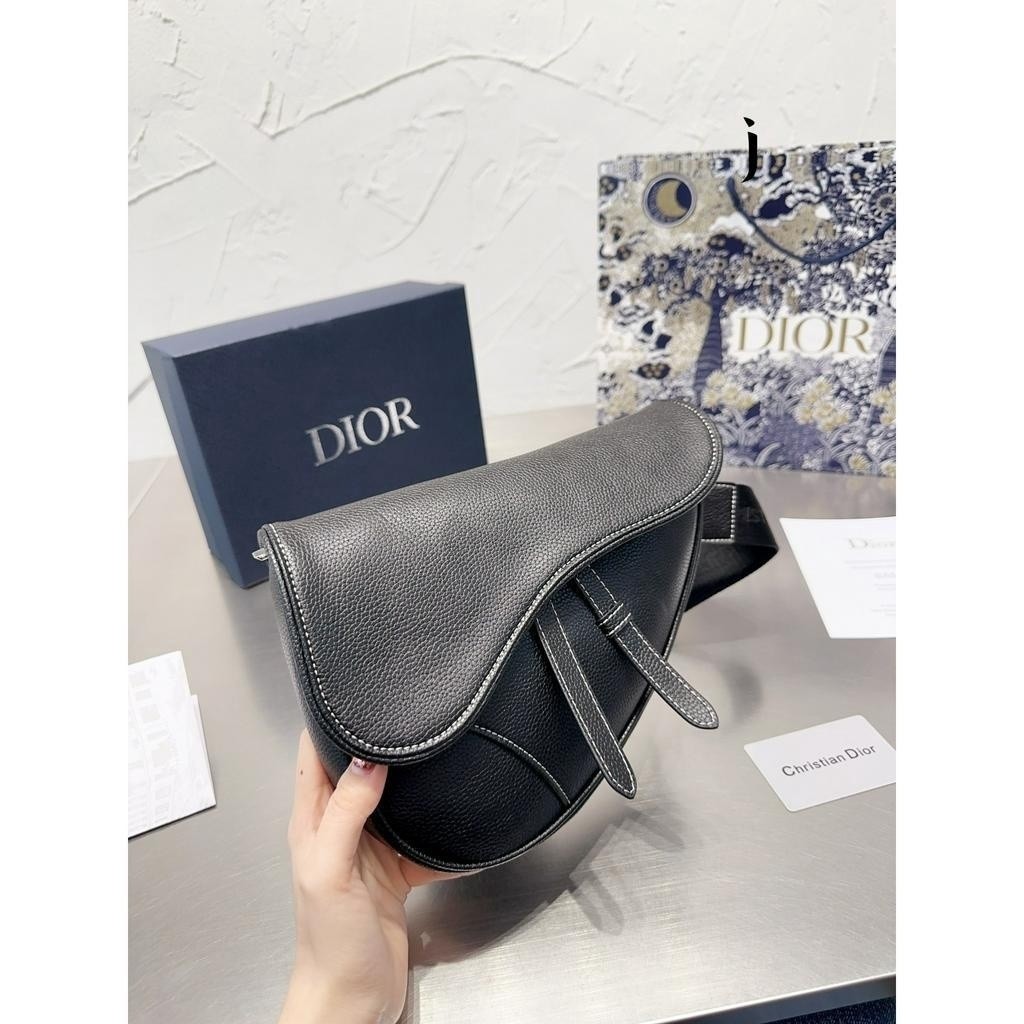 100% 1:1 Dior_Women Saddle Bag Chest Bag Men's Waist Bag Fashion ...