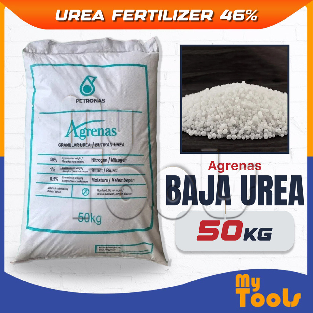 (FULL BAG) Mytools 50kg Premium Urea Agrenas / Nafas 46%N Nitrogen ...