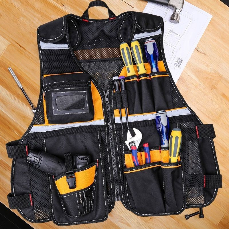Shifang Zhang Chengge Tool Vest Work Vest Electrical Work Clothes Work ...
