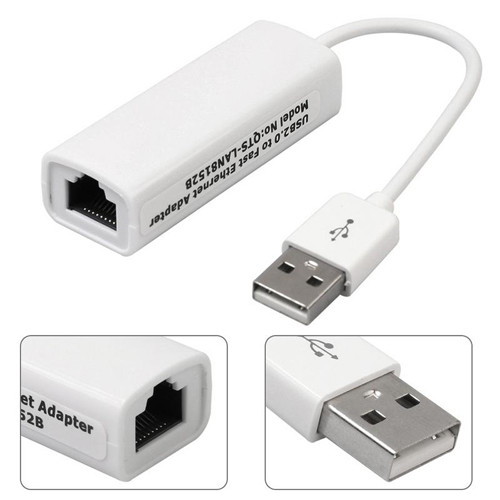 USB Male OTG LAN HUB Port Ethernet To RJ45 Female 100Mbps Network ...