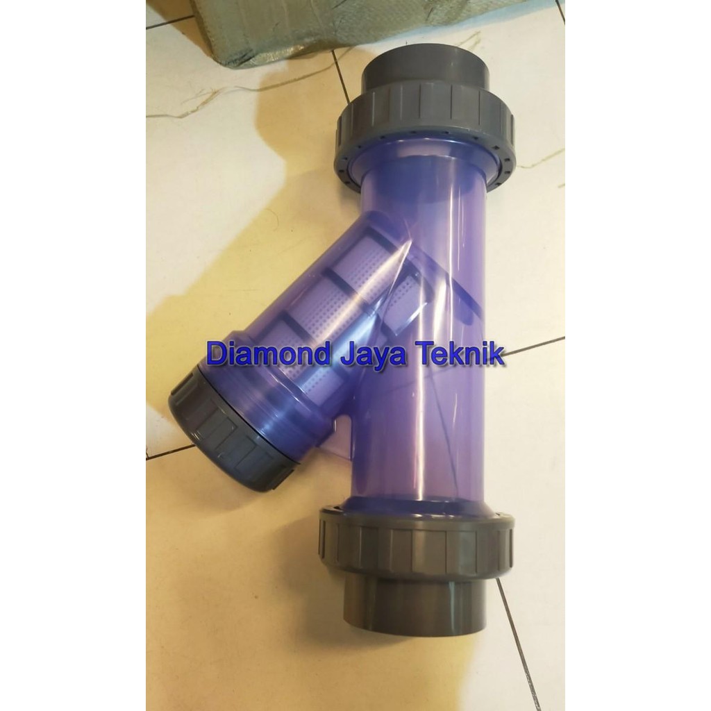 Clear Y Strainer PVC 1/ 2" Inch Transparent PVC YStrainer/ Clear ...