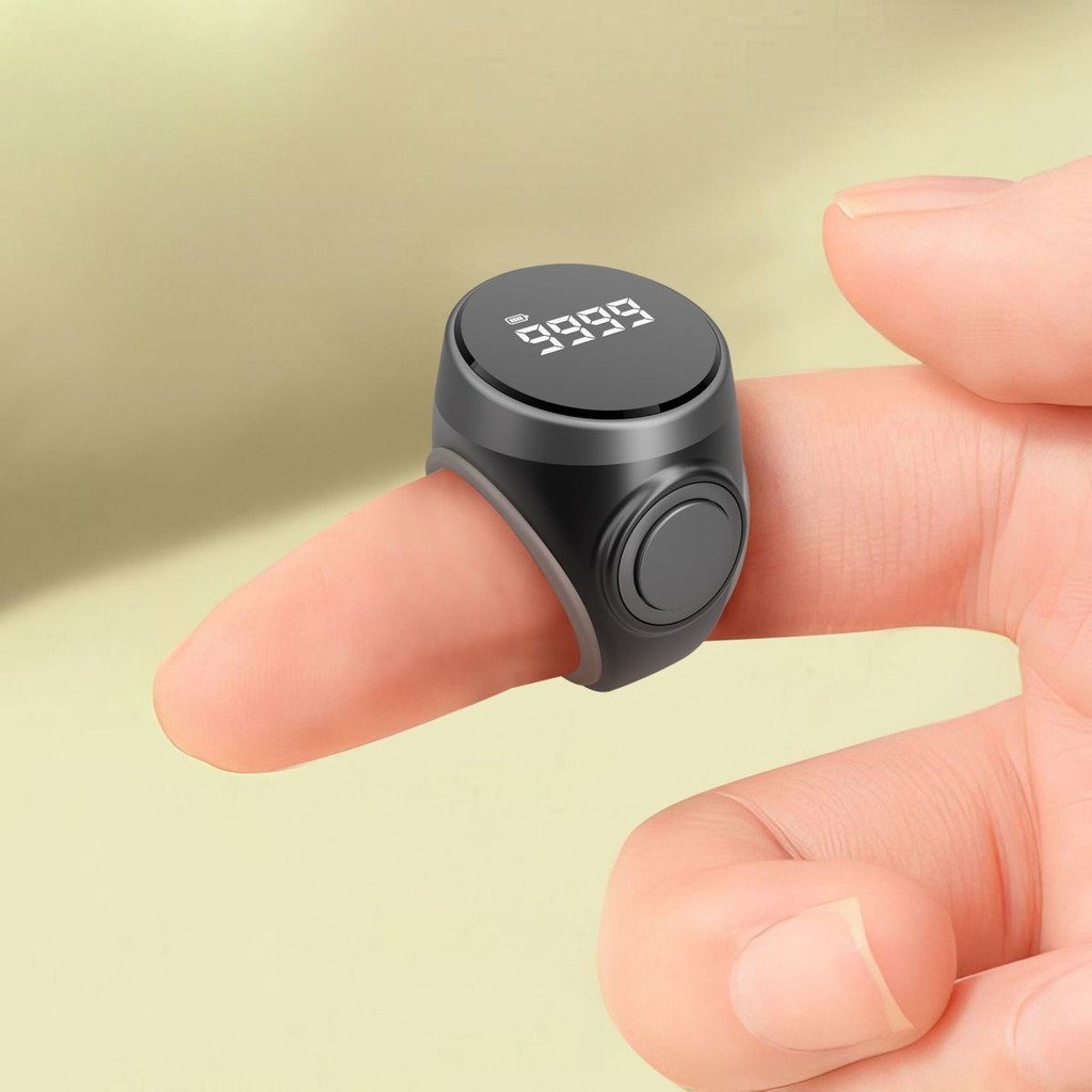 Nian Counting Counter New Style Touch OLED Luminous Screen Hand Press Ring Charging Smart ...