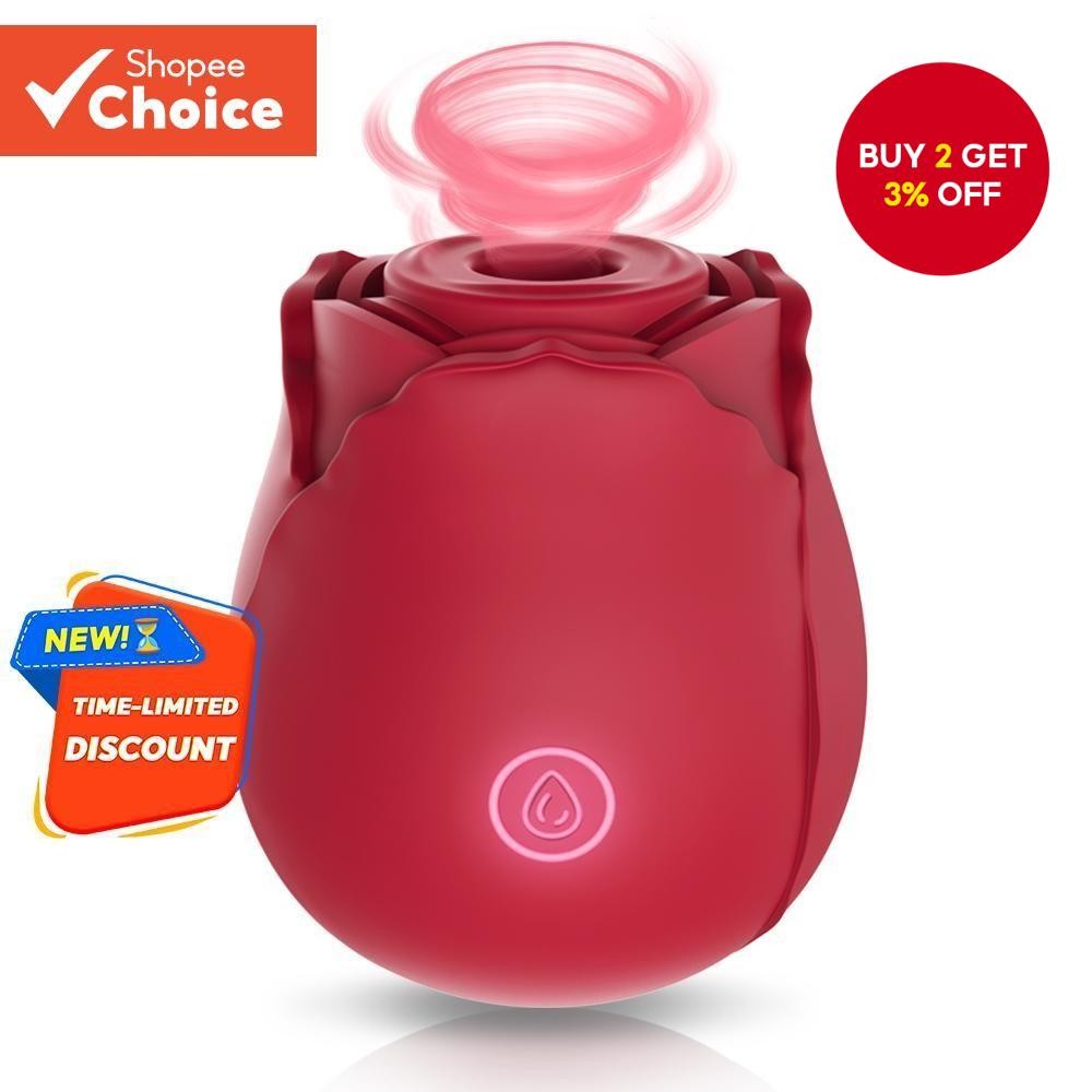 Rose Toys Clitoral Vibrator for Women, Sex Stimulator with 7 Mind ...