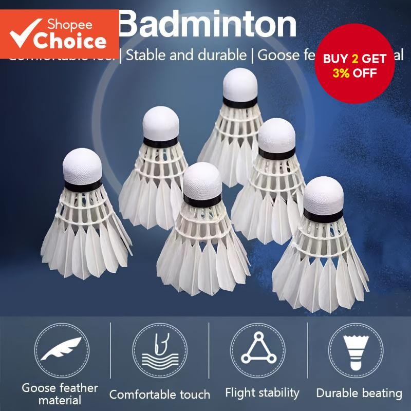 12pcs Premium Badminton Shuttlecocks - High-Performance Flight, Indoor ...