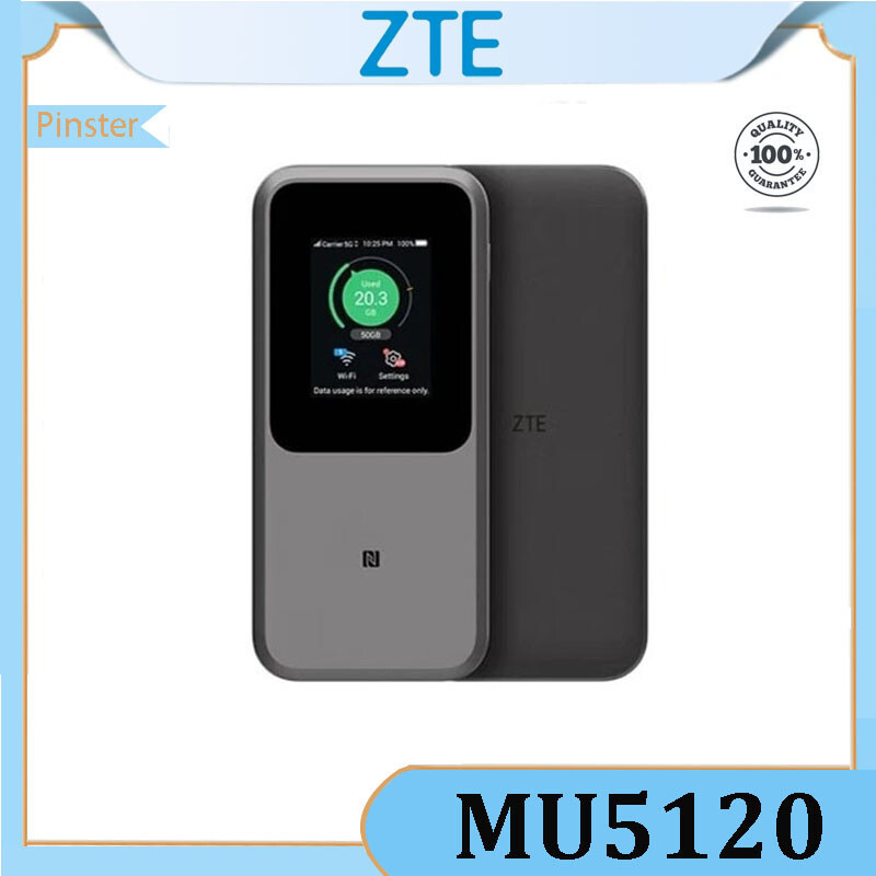 ZTE MU5120 5G Portable WiFi U50 Pro 10000mah 27W Fast Charge WiFi 6 3600Mbps Mobile Hotspot 5G ...