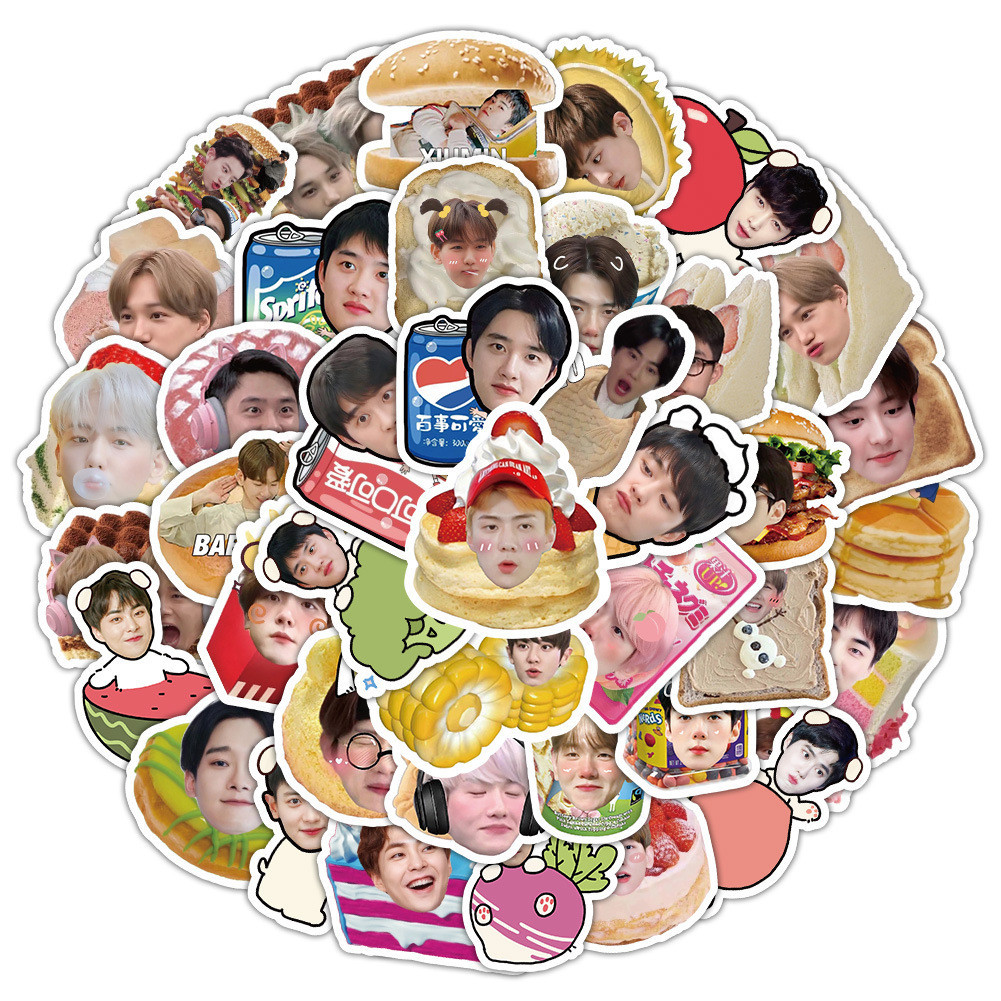 65-103pcs/set EXO New Album EXIST Photo Sticker LAY BAEKHYUN SEHUN ...
