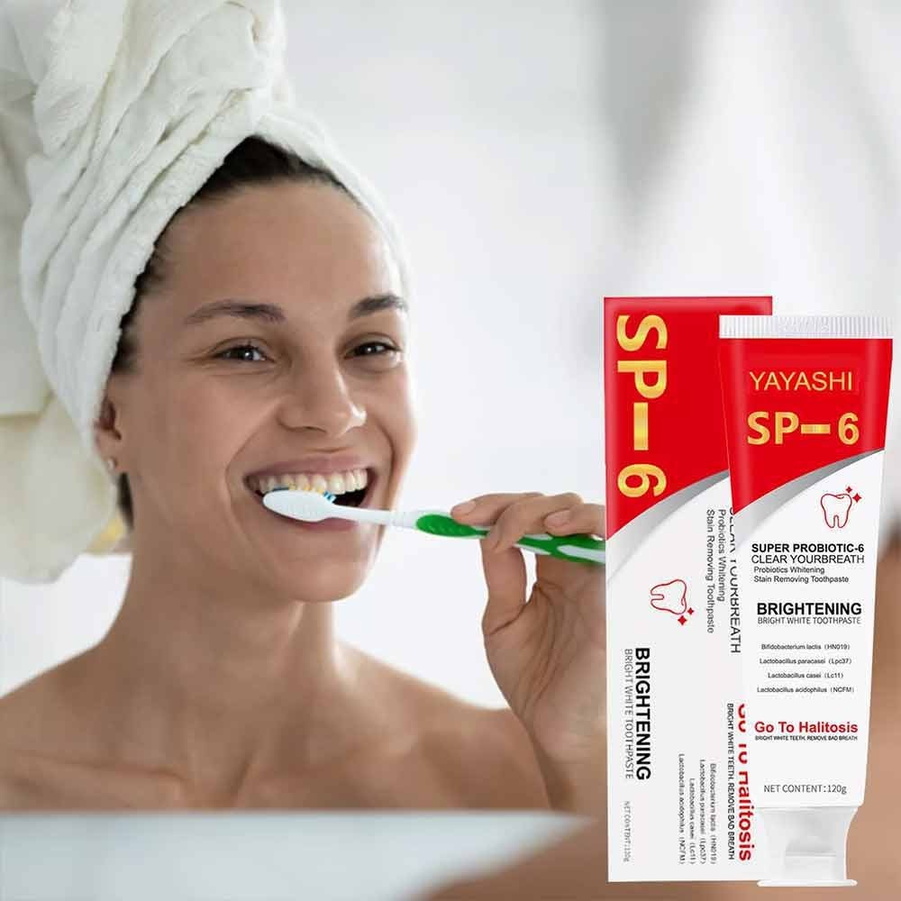 Yayashi Sp 6 Probiotics Bright White Toothpaste Fresh Breath Super Probiotic 6 Shopee Malaysia