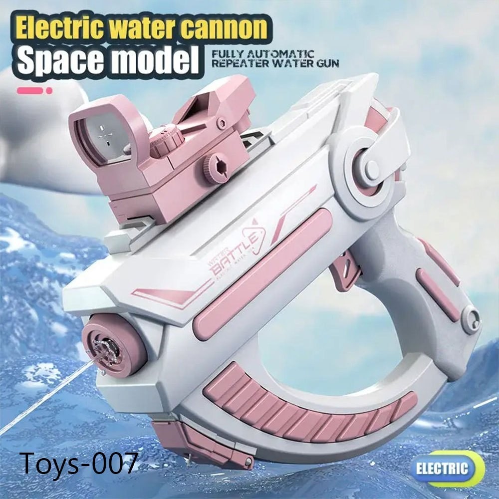 Electric Automatic Water Gun Blaster Repeater Space Gun Water Spray Toy ...