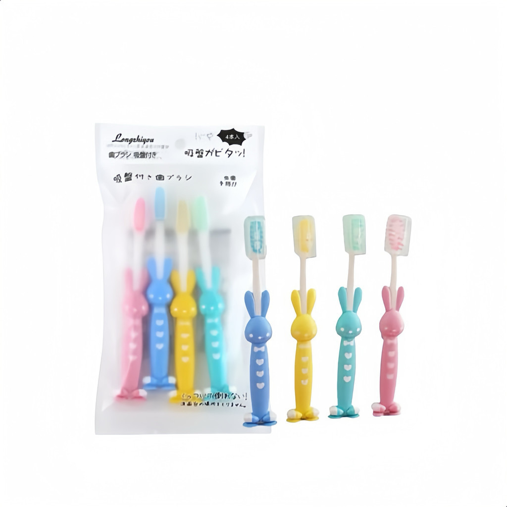 4PCS Baby Theeth Brush Kids Soft Silicone Training Toothbrush Children ...