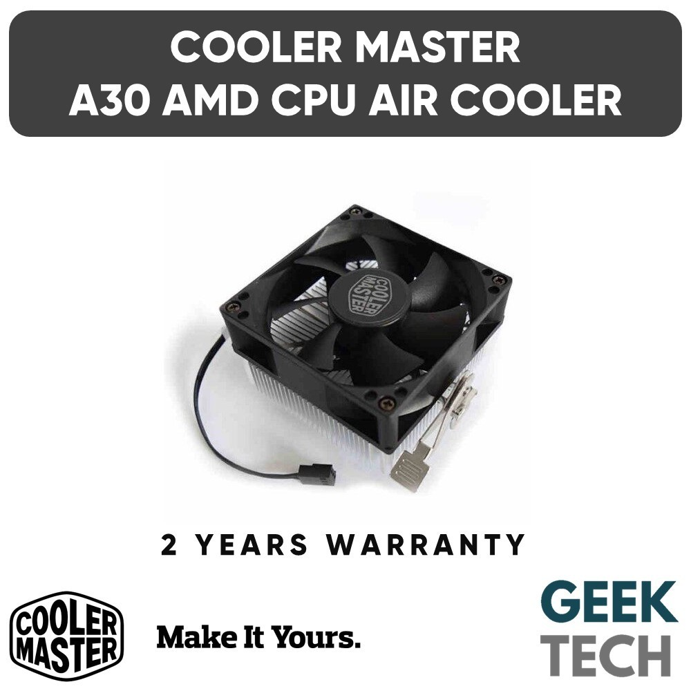 Cooler Master A30 AMD CPU Air Cooler - Support AMD AM5/AM4/FM2+/FM2/FM1 ...