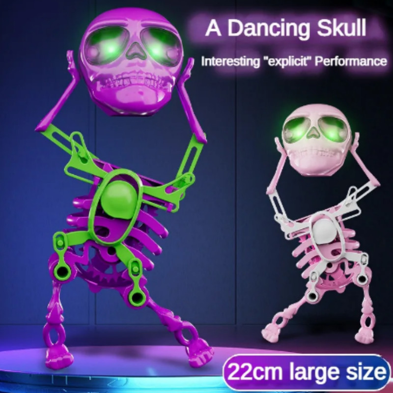 3D Skeleton Man Dancing Dancing Skull Ornament Dancing Character Scary ...