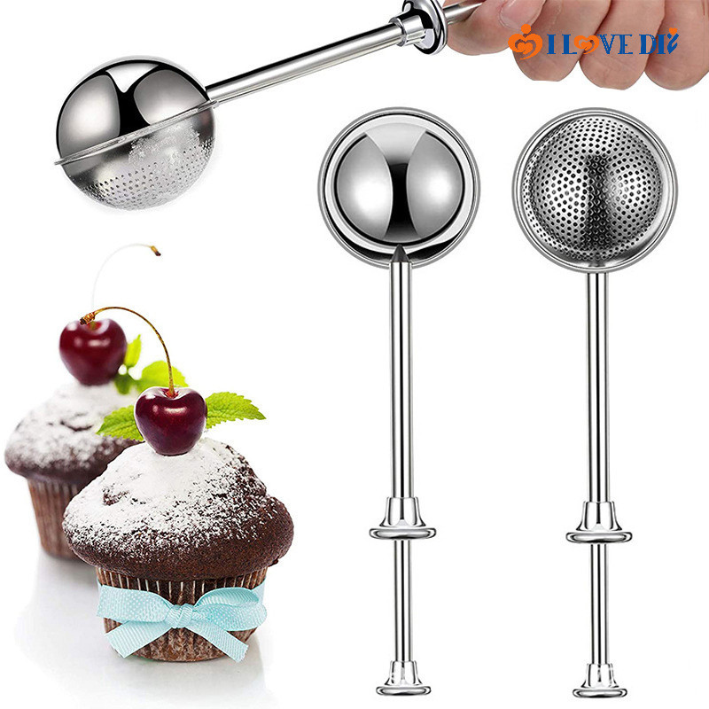 Reusable Stainless Steel Flour Shaker - Sugar Matcha Chocolate Powder ...