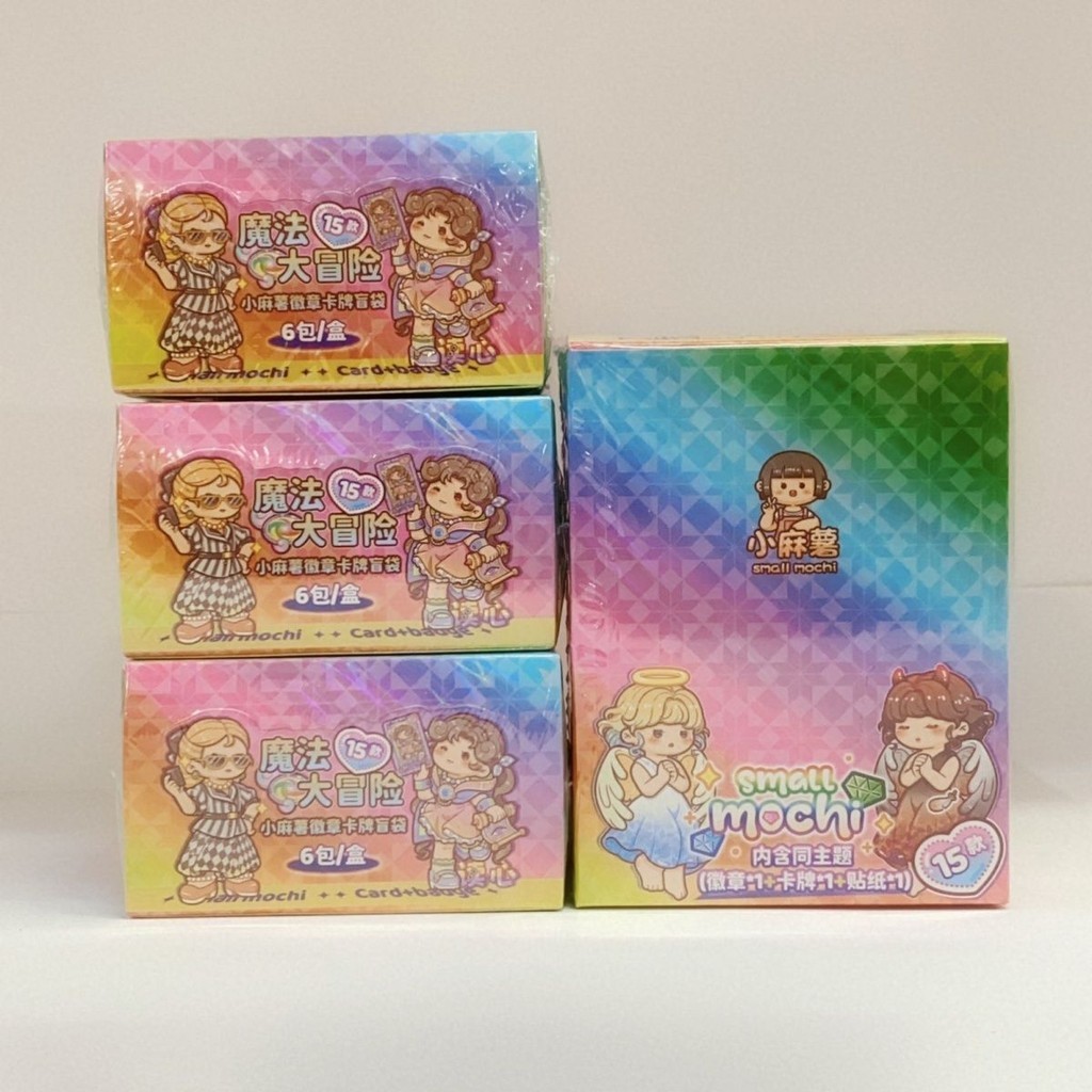 Genuine Little Mochi Badge Card-Magic Adventure Full Box 6 Cute ...