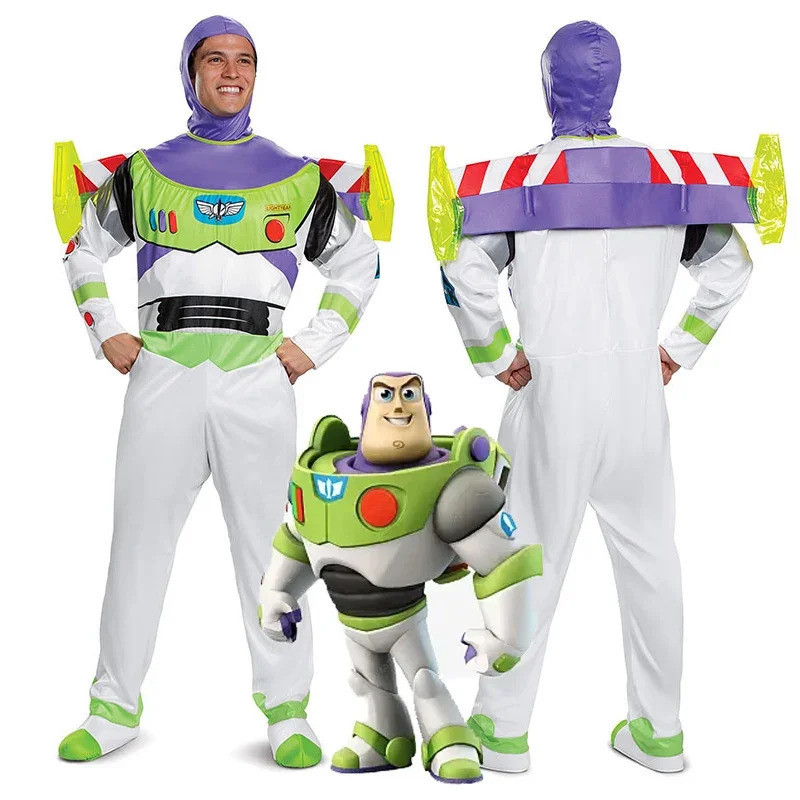 Disney Anime Toy Story Buzz Lightyear Cosplay Costume Bodysuit Wing ...