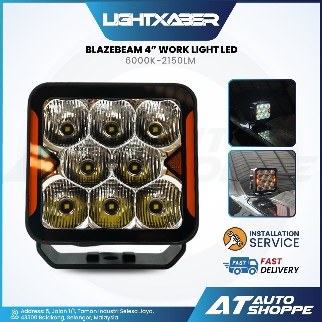 Lightxaber Blazebeam 4" Work Light LED (1 Piece) | Shopee Malaysia