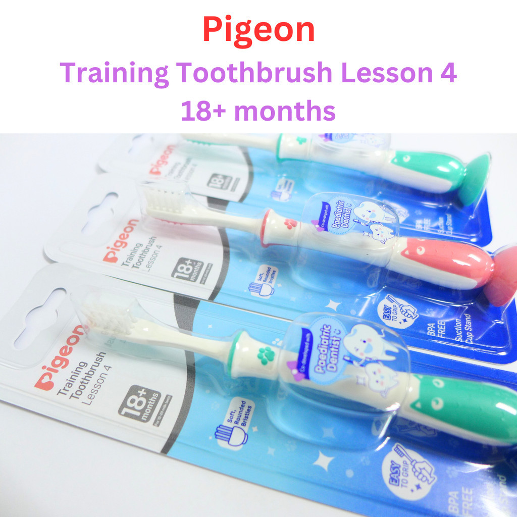 Pigeon Baby Training Toothbrush Lesson 4 (18+ months) | Shopee Malaysia