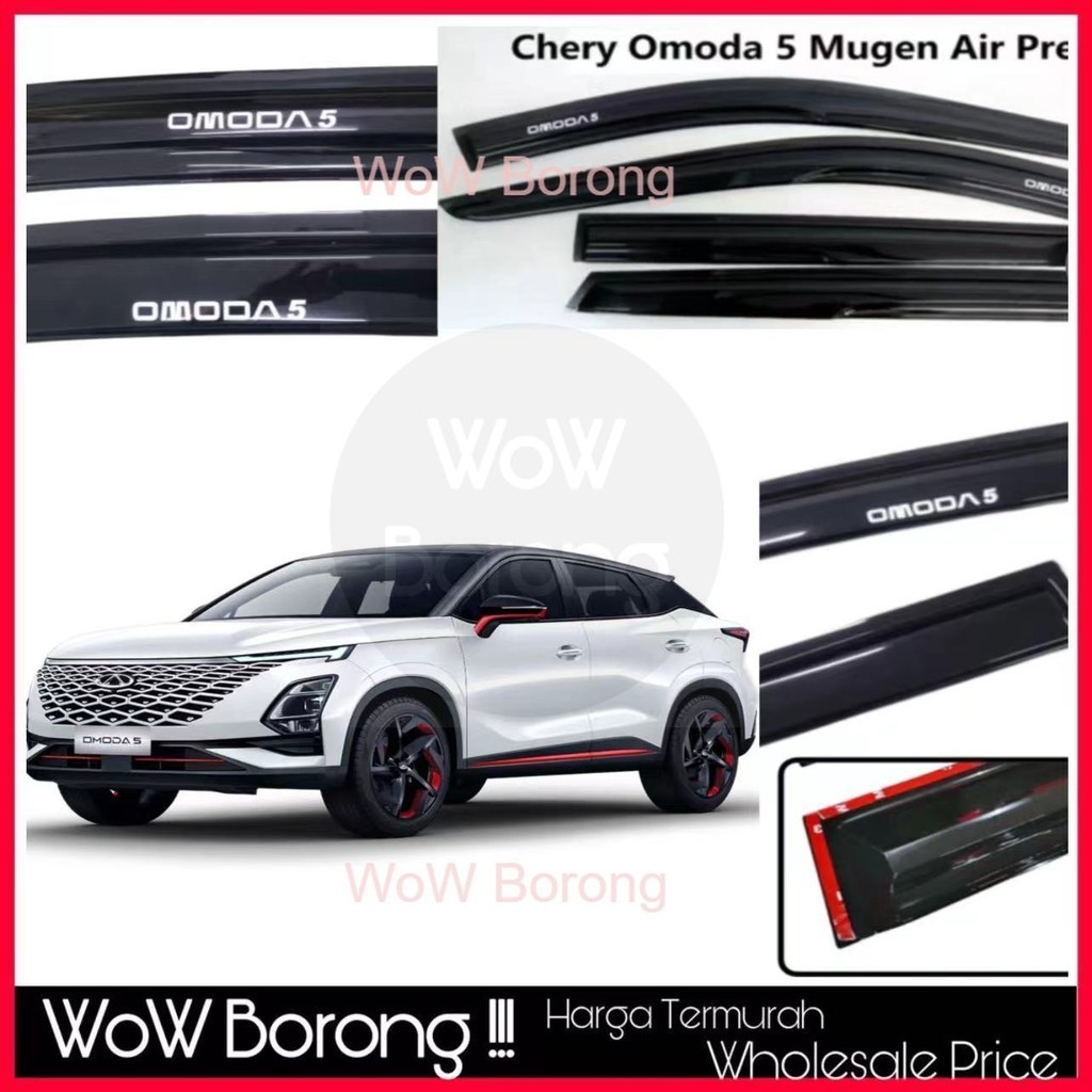 New Air Press Omoda5 Window Tingkap kereta Chery Door Visor Mugen ...