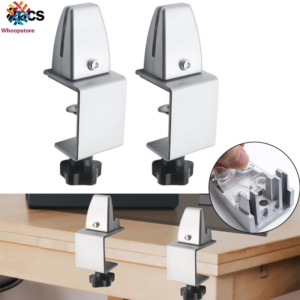 Space Aluminum Office Desk Divider Clamp Easy Installation and ...