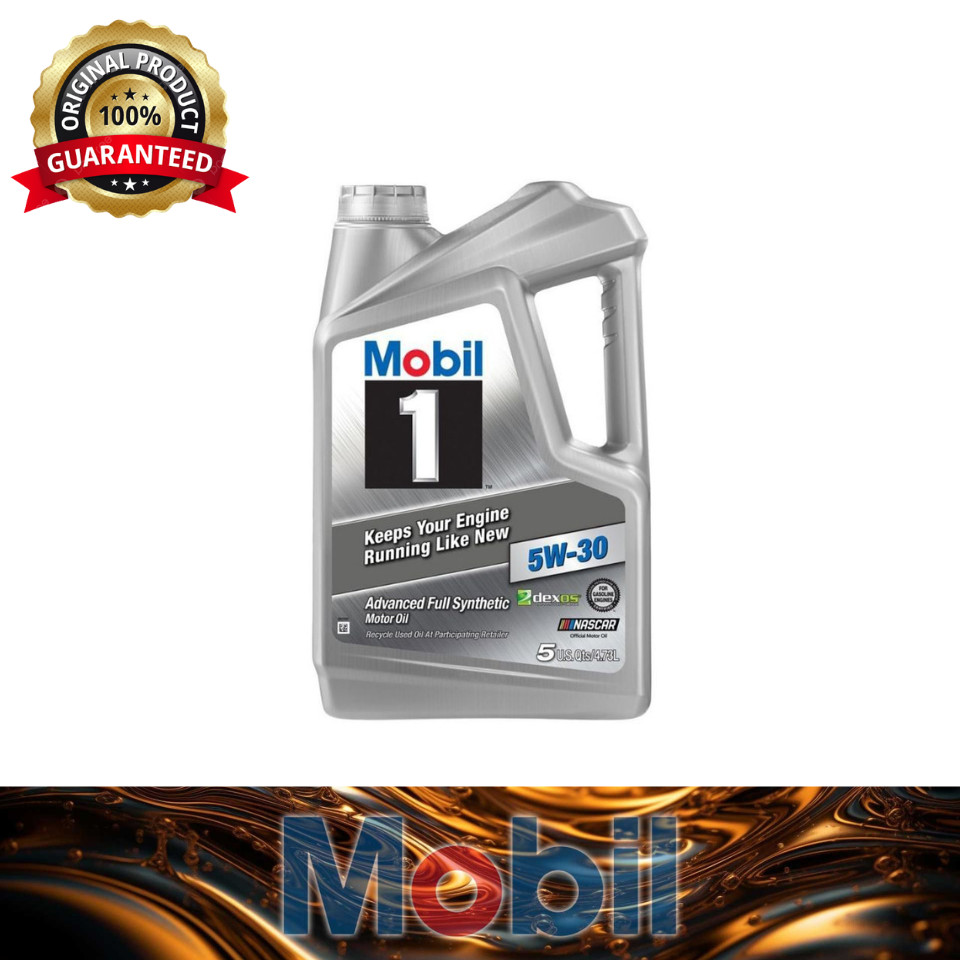 124317(OP) MOBIL 1 Advanced 5W30 SN PLUG Fully Synthetic Engine Oil ...