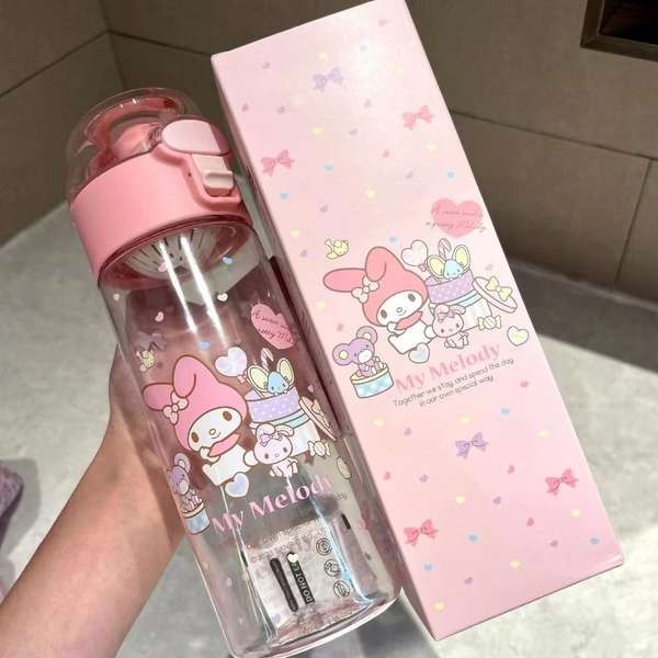 botol air kuromi water bottle with straw botol air Pilihan barang yang ...