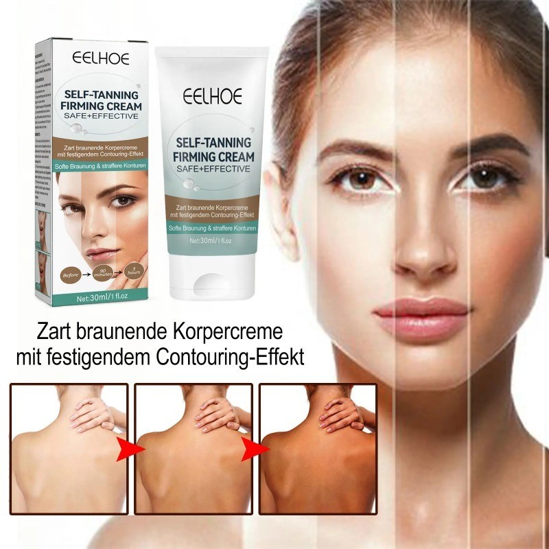 Body Tanning Cream Self-Tanning Body And Face Solarium Cream Self ...