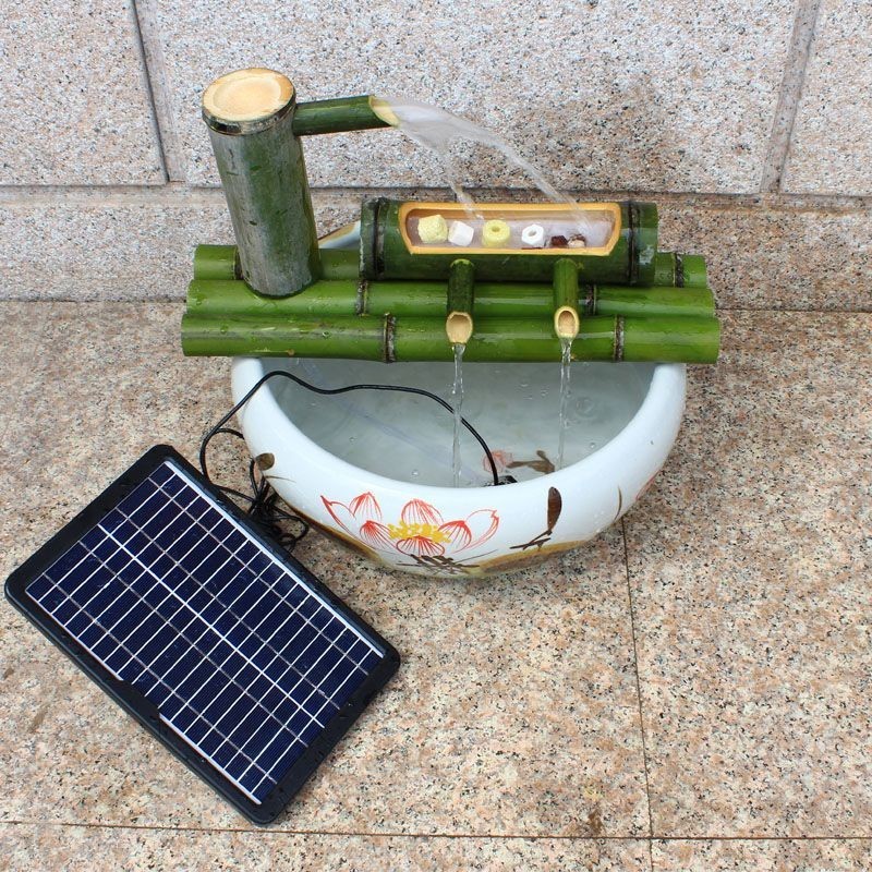 Solar Water Pump Circulating Fish Pond Filter Oxygenation Fish Tank ...