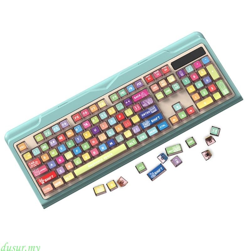 dusur7 ASA Height Rainbow Keycaps for 116 Key Mechanical Keyboards ASA ...
