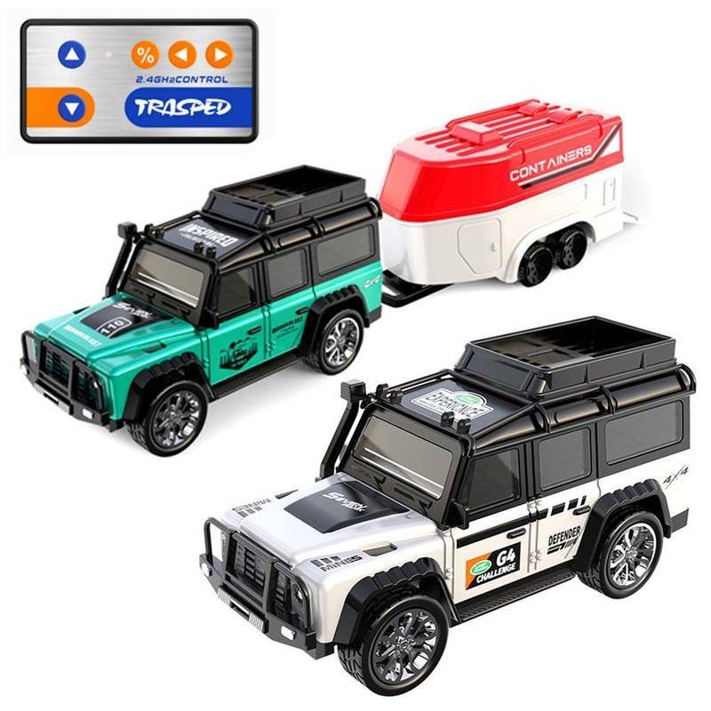 1:64 RC Alloy MINI Car Kids Toy Remote Control Car Motor Home Model ...