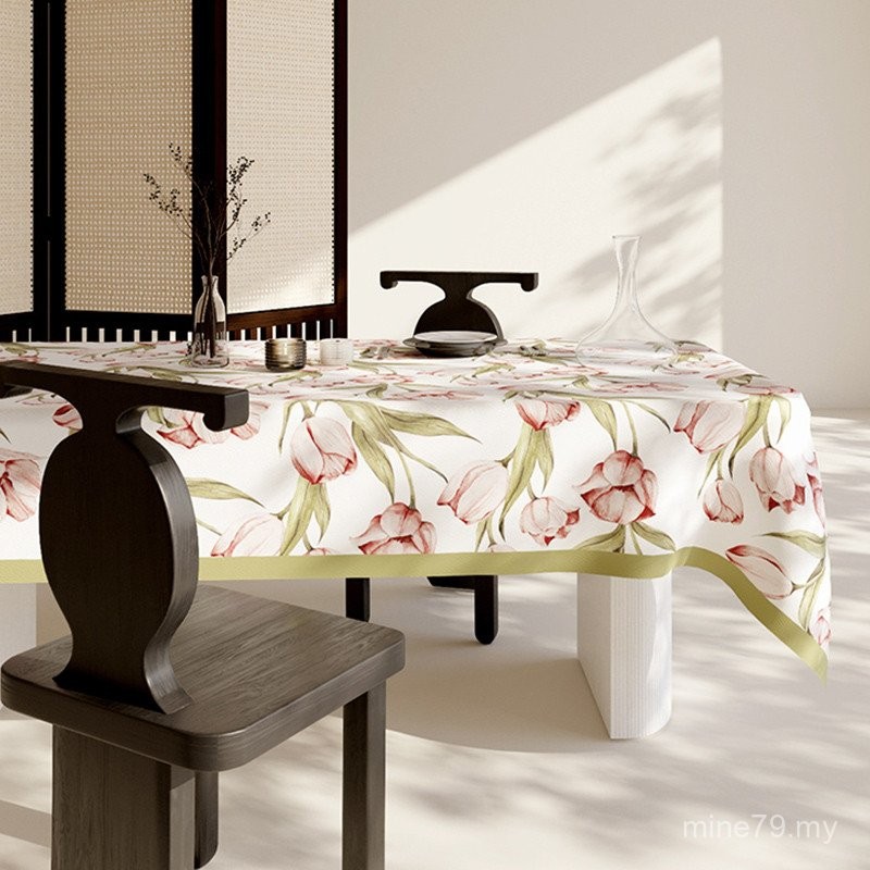 1p 2R kain meja kalis air anti-melecur kalis minyak retro sekali pakai ...