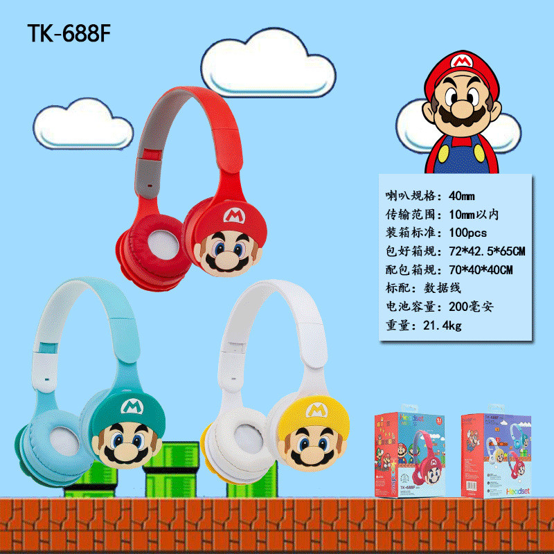 Headset Cartoon Cute Wireless Bluetooth Headset | Shopee Malaysia