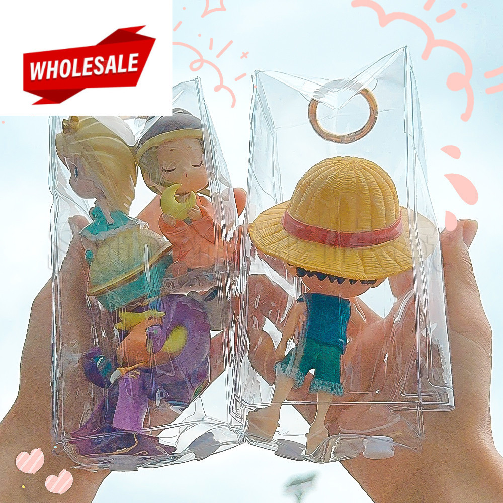 (BC) Labubu Doll Package - Handmade Toy Storage Bag - Transparent ...