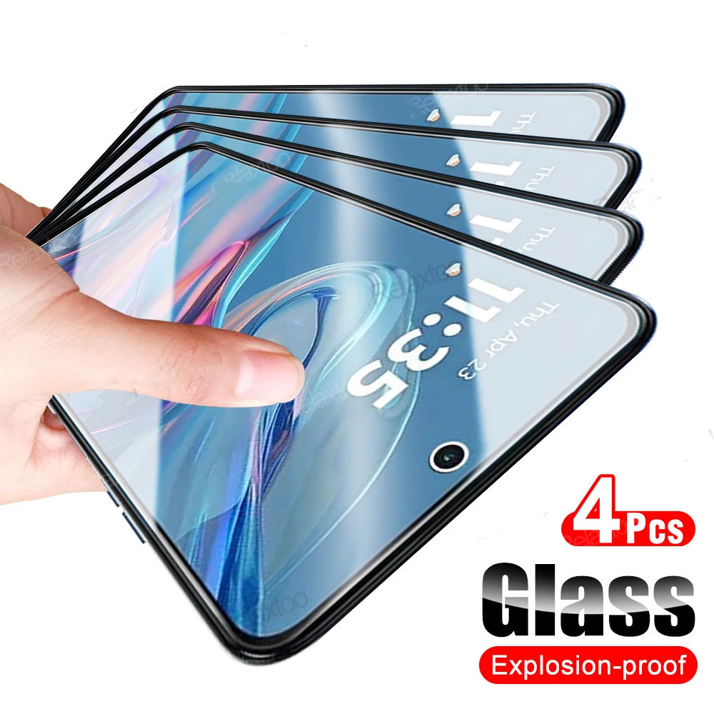 4Pcs MotoG45 9H Tempered Glass For Motorola Moto G45 2024 Clear Front ...