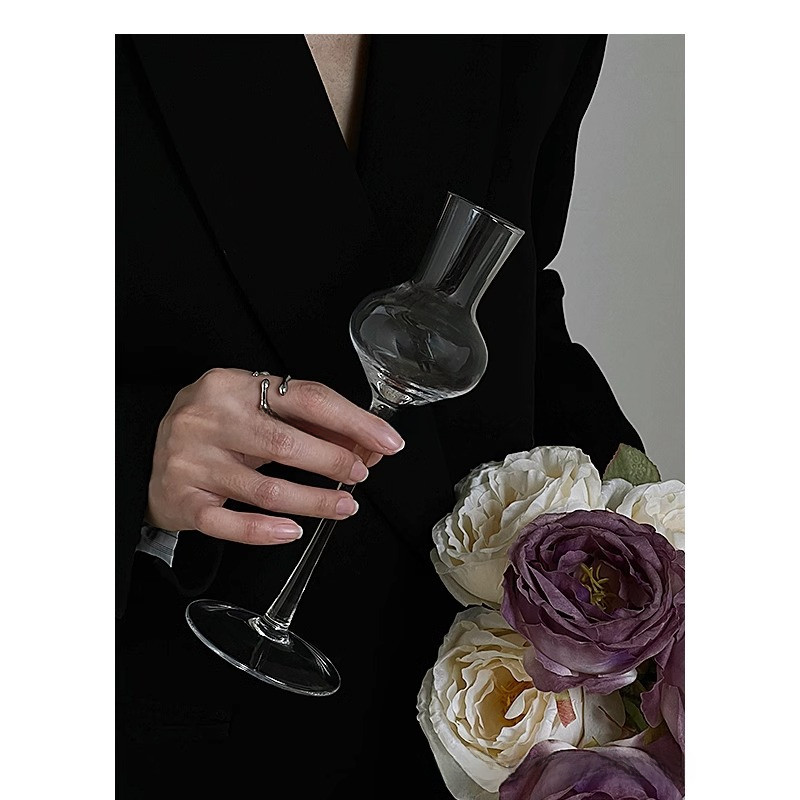 Elegant Glass Champagne Flutes, Perfect for Celebrations Brandy Sweet ...