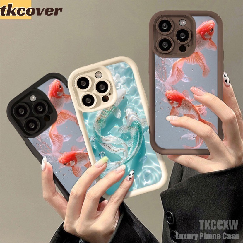 Lucky Beautiful Koi Fish Phone Case For iPhone 12 11 Pro Max XS Max XR ...