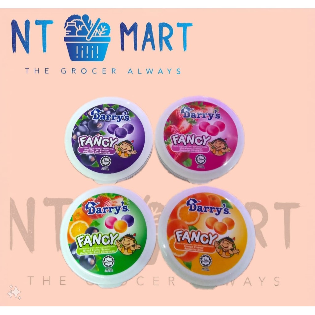 Darry's Fancy Candy Sweets with Glucose Mix Fruits / Strawberry ...