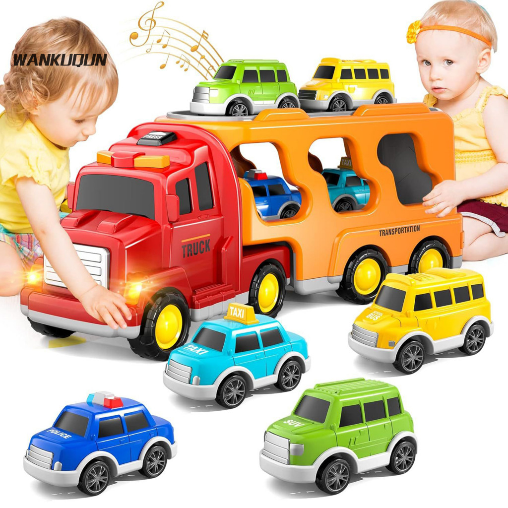 [Ready stock] Kids Carrier Vehicle Toy Kids Carrier Truck Toy with ...