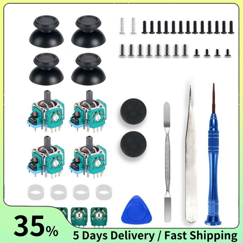 4PCS Analog Joystick with Sensor Module for PS5 Controller 3D Analog ...