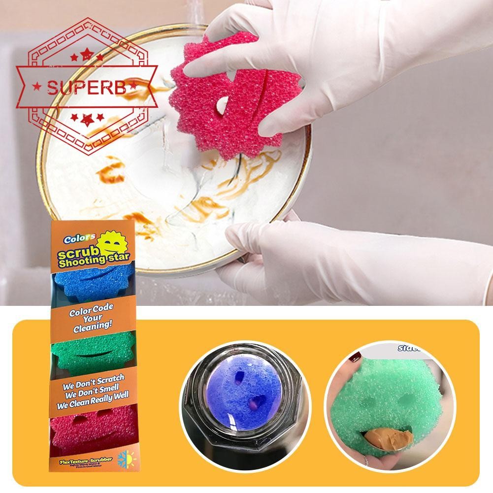 Smiley Face Sponge Becomes Soft In Case Of Hot Water And Hard In Case ...