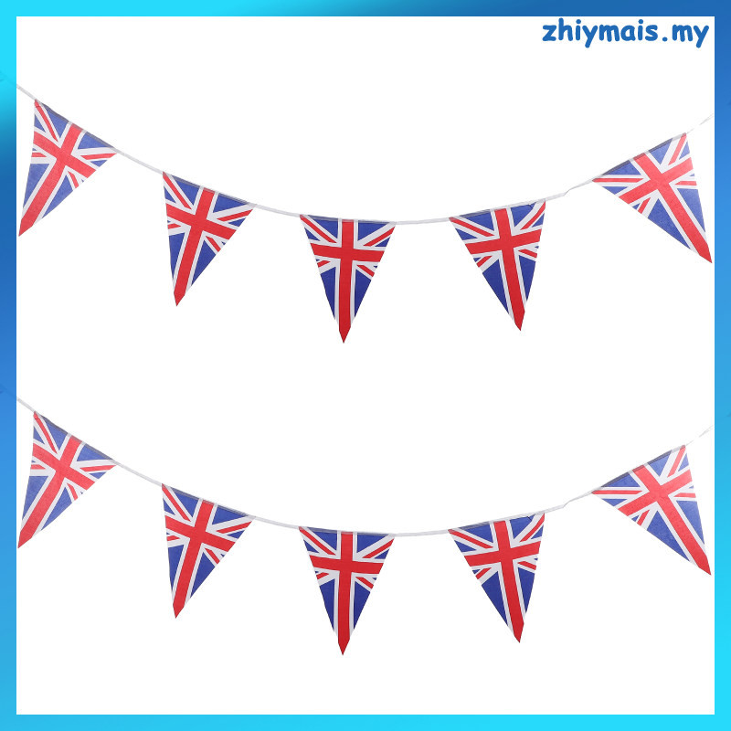 British Flag String Uk Hanging Banner Flags Emblems Decor Union Jack ...