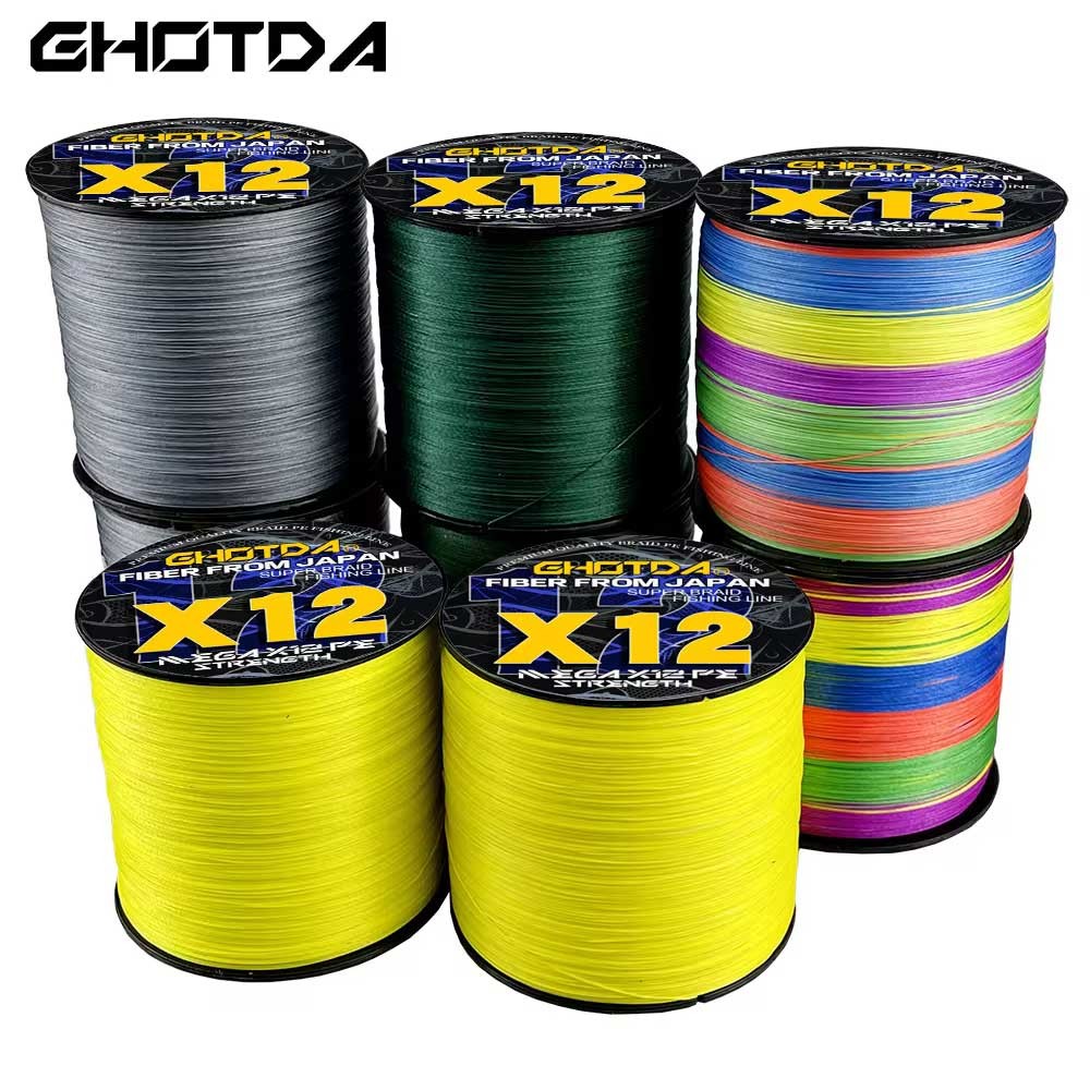 Tali Pancing Ghotda X12 Super Smooth 100M 300M 500M 12 Strand ...