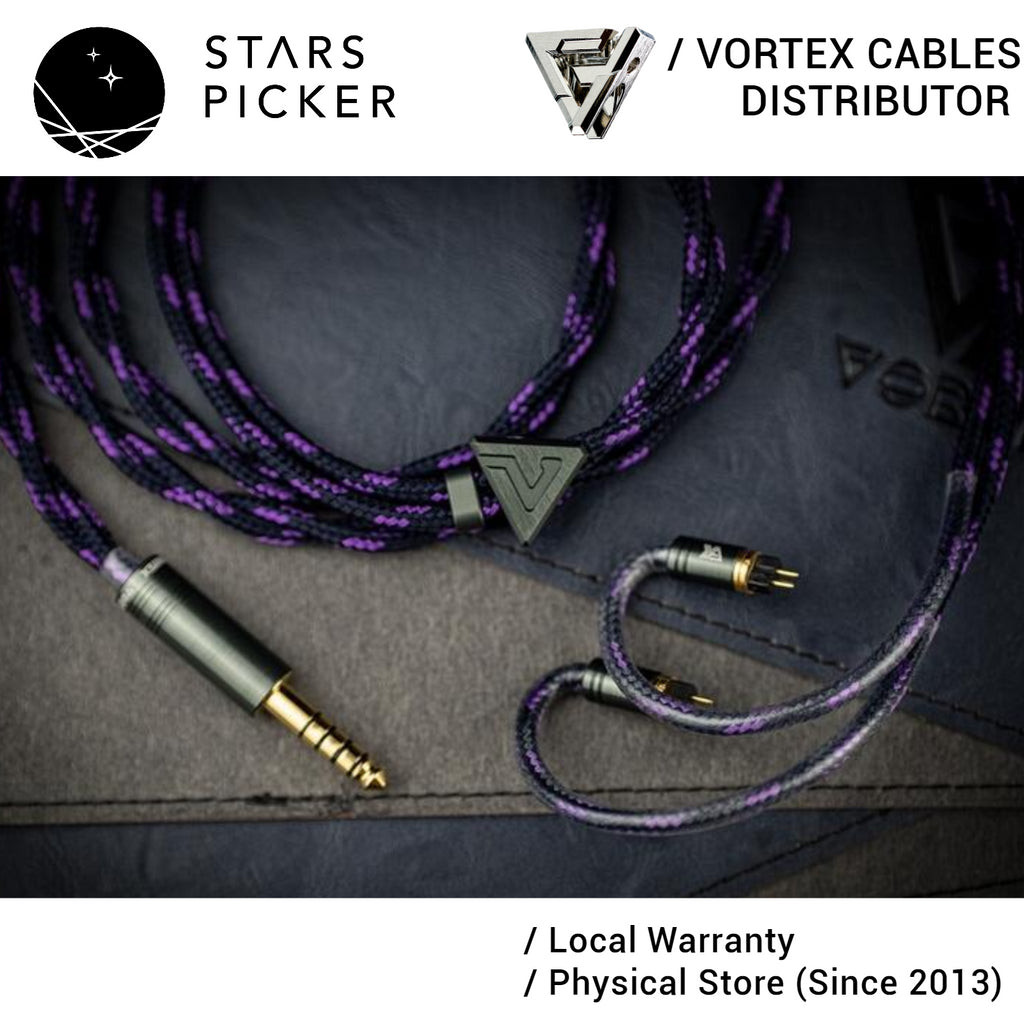 Vortex Eddie Squared IEM Cable Effect Audio ConX MMCX 2pin 0.78mm Audiophile Earphone ...
