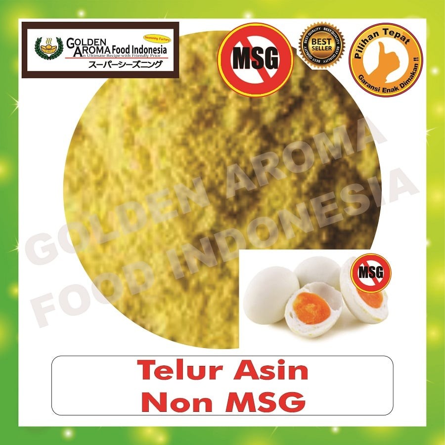 Powder Sow salted egg Seasoning Powder Non MSG 500gr Multipurpose Seasoning Halal 1/2Kg salted ...