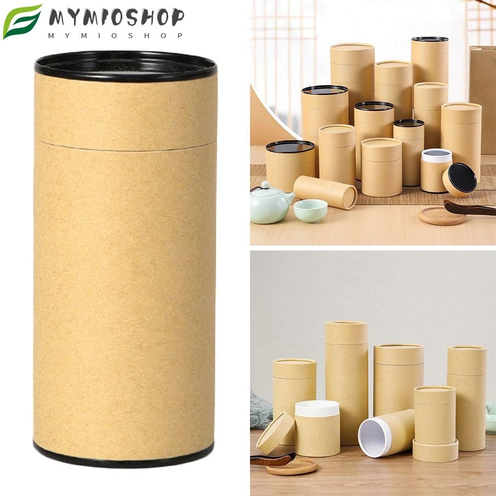 MIOSHOP Packaging Boxes, Cardboard Multiple Sizes Round Tube ...