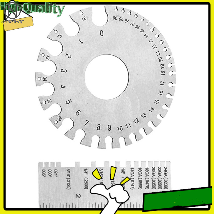 Stainless Steel American Standard Wire Gauge Model Weld Inspection ...